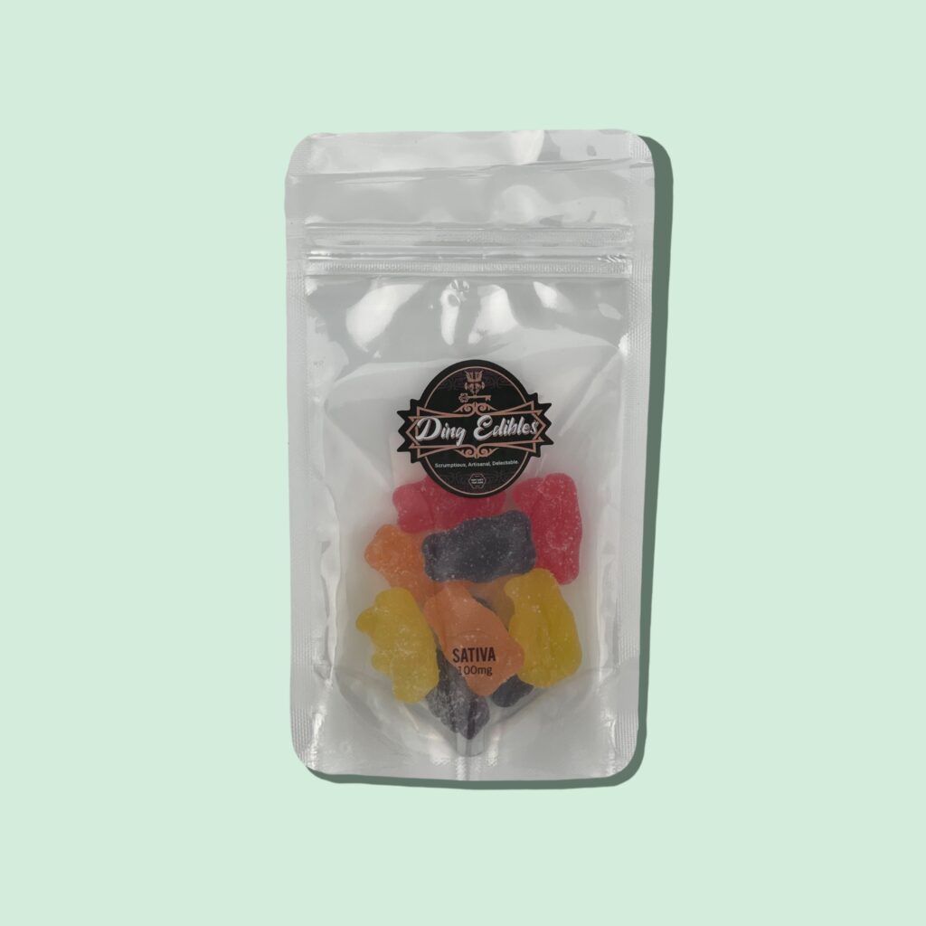 Gummies – Gummy Bears 100mg CBD+ Sativa – Cloud Bound Distribution